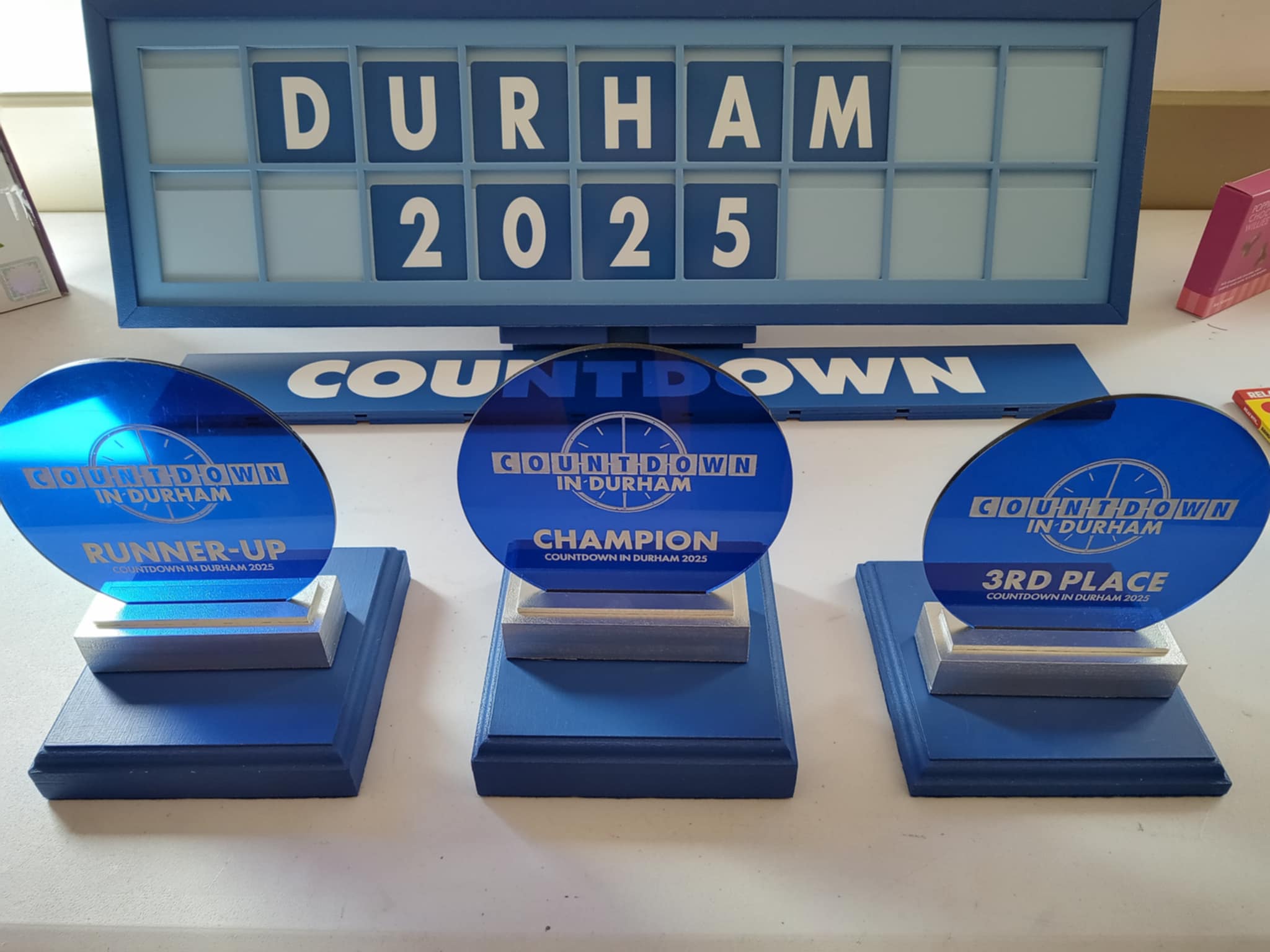 ‘Taylor and the Boltonians’ podium in Durham